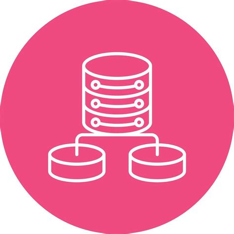 Semi Structured Data Line Circle Background Icon 17625236 Vector Art At