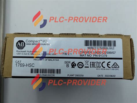 Factory Ab 1769 Hsc High Speed Module 1769hsc For Sale Online Ebay