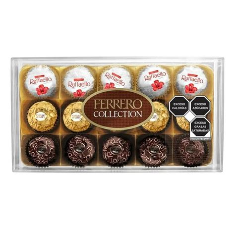 Chocolates Ferrero Collection 15 Unidades 162 Gramos