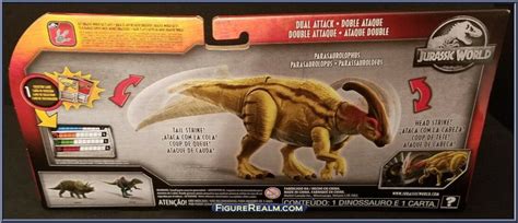 Parasaurolophus Jurassic World Dino Rivals Dual Attack Mattel
