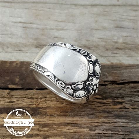 Rosemary Easterling Sterling Silver Spoon Ring Midnight Jo