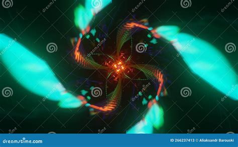 Colorful Pulsating Futuristic Disco Strobe Light Background Stock