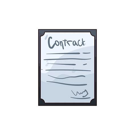 Illustration Of Contract 53221035 Vector Art At Vecteezy