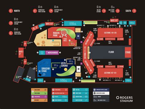 Rogers Navigate Like A Pro Check Out Our Rogers Stadium Site Map 🗺️