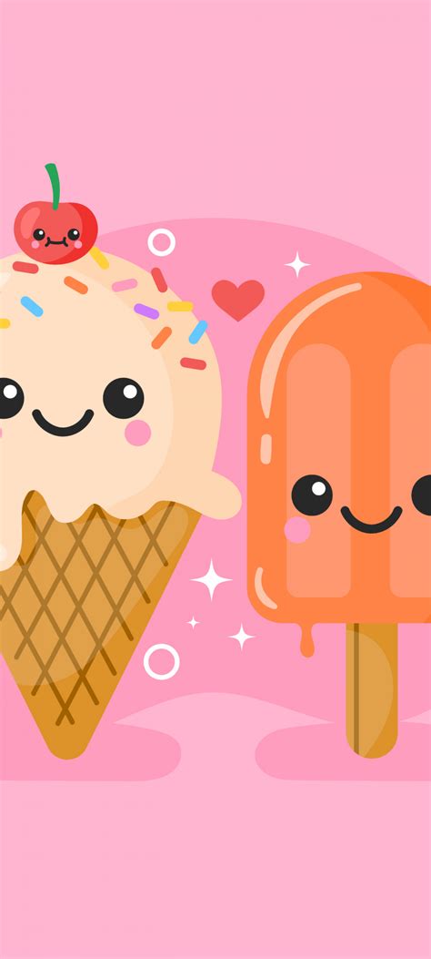 Kawaii Ice Cream Wallpaper 4k Cute Ice Cream Ice Cream Cone