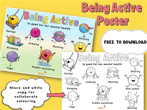 Being Active Poster Elsa Support