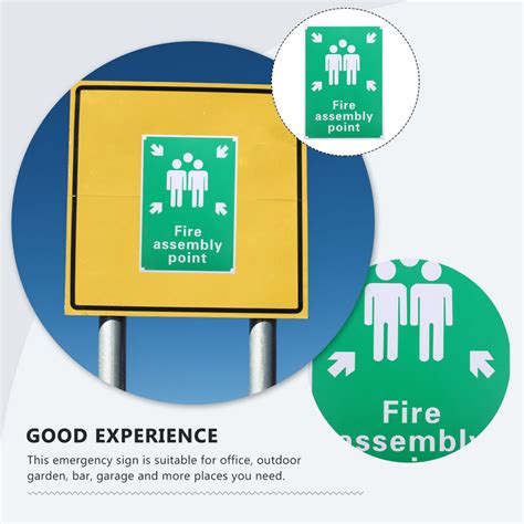Fire Rally Point Sign Safety Emergency Park Aluminum Warning Board