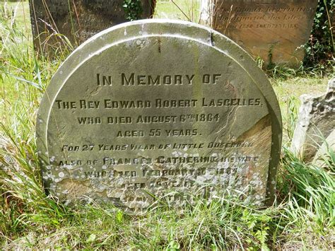 Rev Edward Robert Lascelles 1809 1864 Find A Grave Memorial
