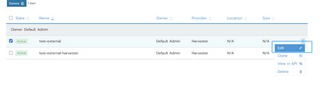 The Values Of Image And Network Name Are Not Displayed When The Harvester Node Template Is