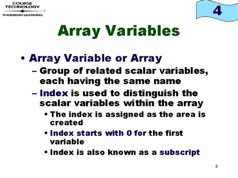 4 Array And Hash Variables Cgiperl Programming By