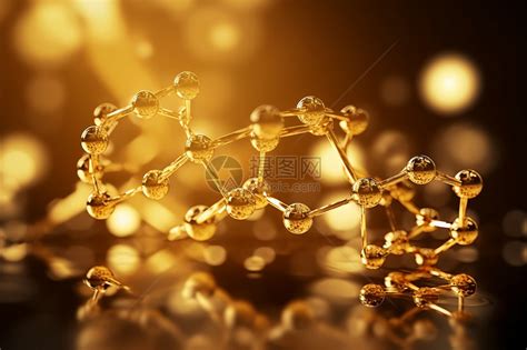 金分子图片素材 正版创意图片600162679 摄图网
