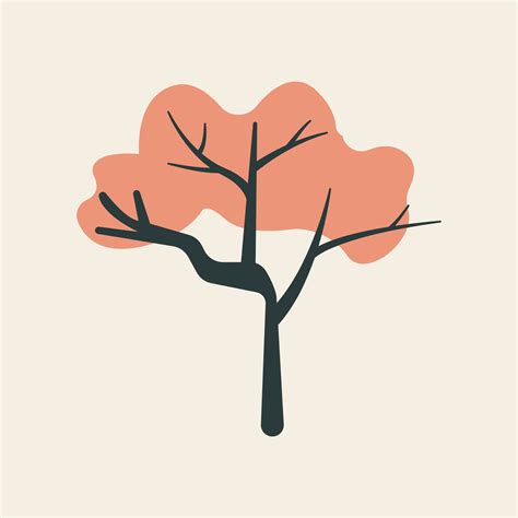 Branched Tree Isolated Flat Illustration 49400051 Vector Art At Vecteezy