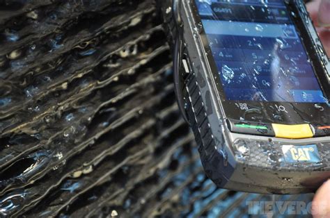 Caterpillar Launches Cat B10 Rugged Smartphone Hands On The Verge