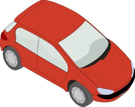 Red Small Car Clip Art At Vector Clip Art Online Royalty