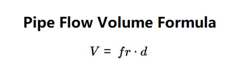 Pipe Flow Volume Calculator