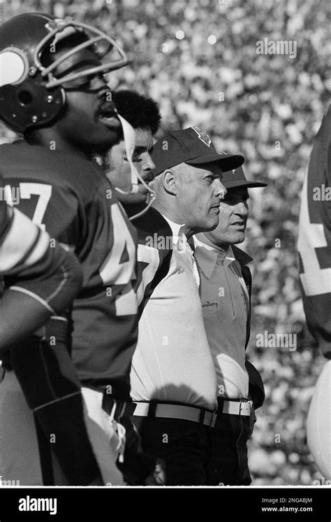 Minnesota Vikings Head Coach Bud Grant Watches His Team From The