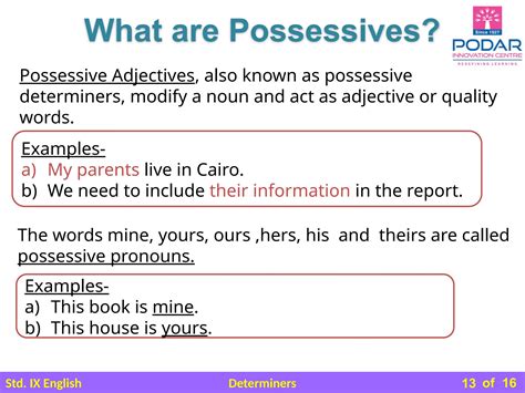 Ppt1cbixengdeterminers For Class 10 Ppt