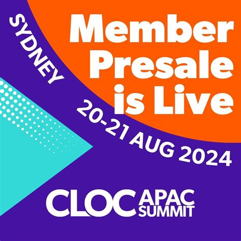 As The Co Chair Of The Cloc Australia Group Together With Anna Golovsky And Matthew Duncan Im