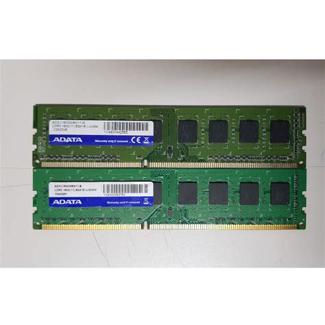 Adata 威剛 Ddr3 1600 8g 桌機記憶體 雙面顆粒 終身保固 蝦皮購物