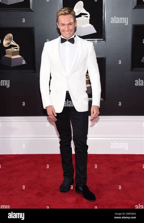 Dean Mccarthy Arrives At The 60th Annual Grammy Awards At Madison