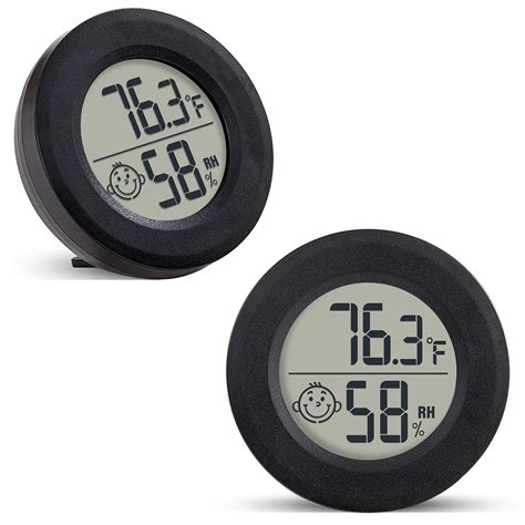 Mini Higrómetro Digital Pequeño Medidor Higrómetro Con Botones Cf Y