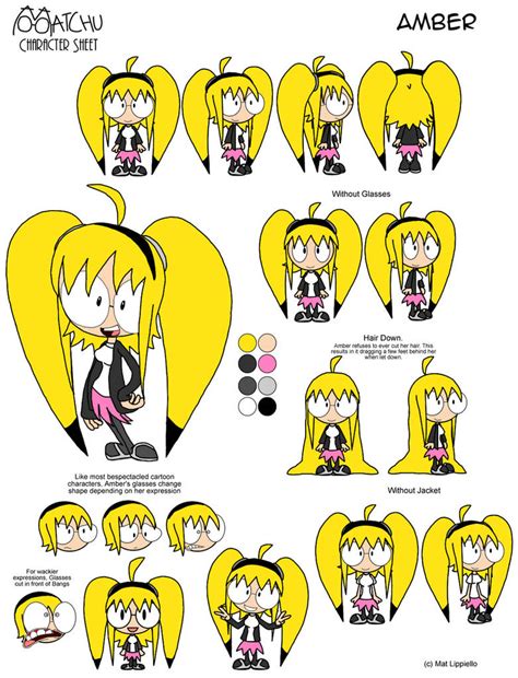 Amber Refrence Sheet By Limeth On Deviantart