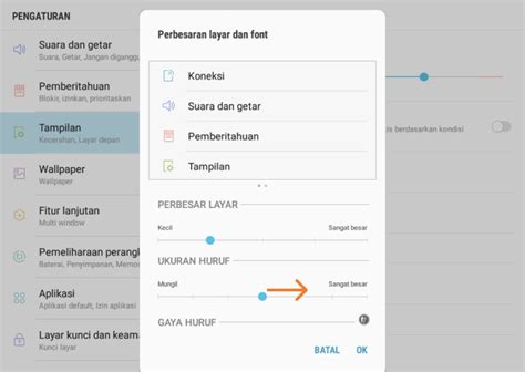 Cara Memperbesar Ukuran Font Di Prangkat Android