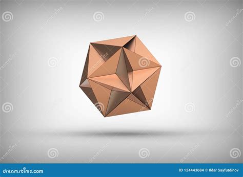 Ejemplo 3d Del Dodecahedron Stock De Ilustración Ilustración De Dados
