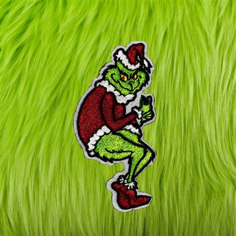 The Grinch Who Stole Christmas Patch Etsy