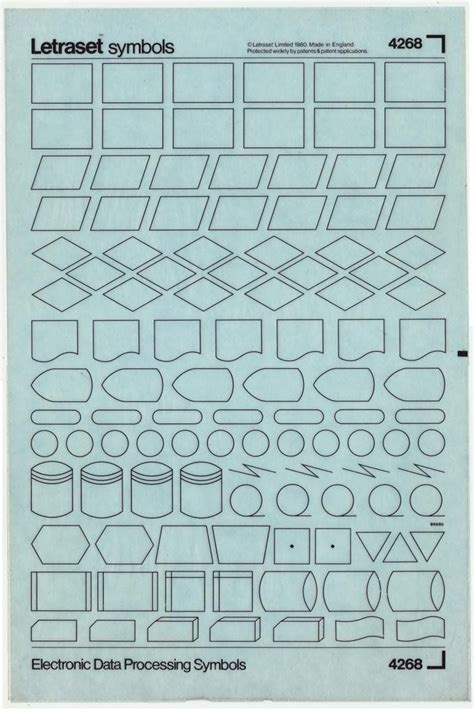 Discover Electronic Data Processing Symbols At Present And Correct