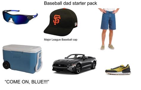Baseball Dad Starter Pack Rstarterpacks