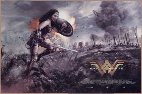 Add To Your Wonder Woman Fandom With These Cool Tribute Posters