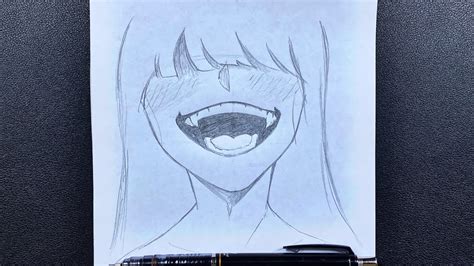 How To Draw Freaky Anime Girl Step By Step Youtube