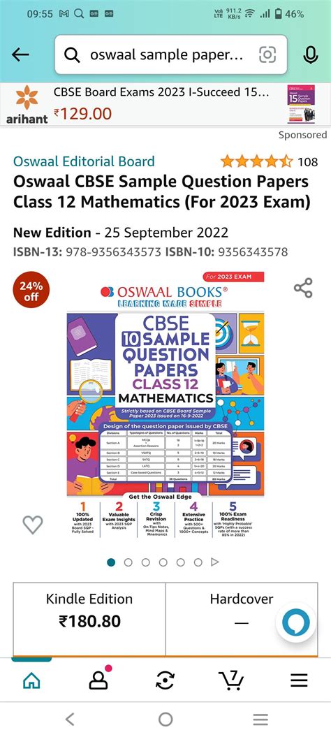 Does Anybody Have Oswaal Sample Paper Pdf Of Class 12th Rcbse