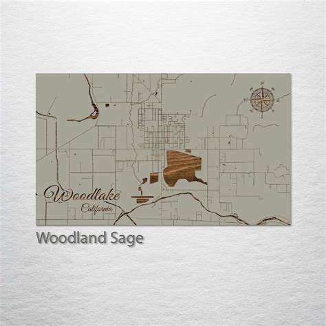 Woodlake California Street Map Fire And Pine