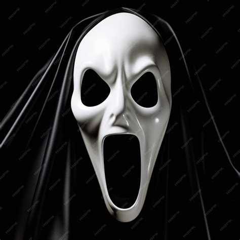 Le Masque Sinistre Dévoile Le Cri Emblématique 1996 Sur Une Toile Noire
