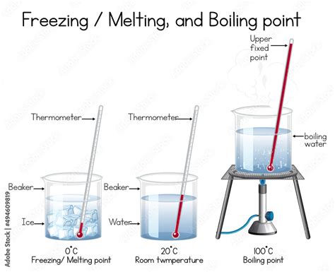 Water Temperature Science Experiment Stock Vector Adobe Stock