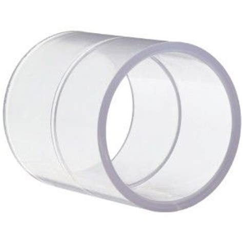 2 Clear Pvc External Coupling Dc Co 020