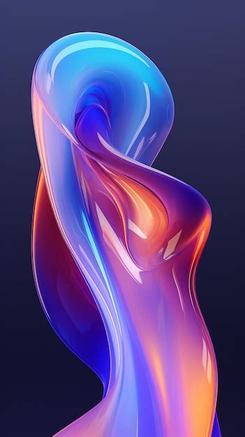 Premium Ai Image Photo Of Abstract Gradient Minimal Pattern Mobile Wallpaper