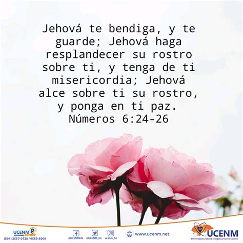Ucenm Jehová Te Bendiga Y Te Guarde Jehová Haga