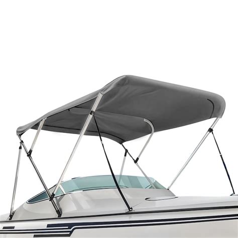 Seal Skin Covers 3 Bow 6 L X 46 H X 73 78 W Gray Polyester Bimini Top In The Boat Covers