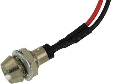 Mpr3gdw120 Bivar Led Panel Mount Indicator Green 21 Vdc