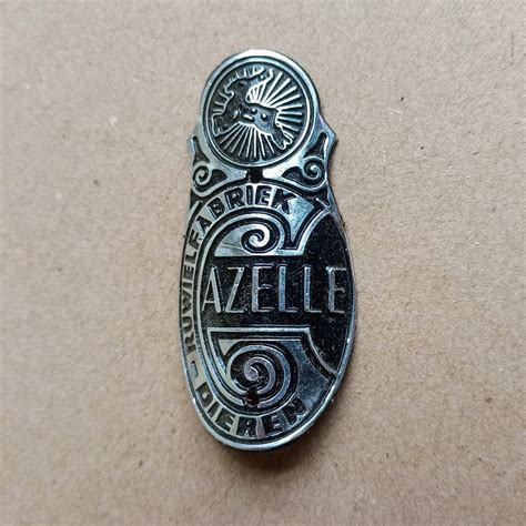 Vintage Gazelle Bicycle Head Badge Bike Emblem Badge Logo Rare Nos Ebay