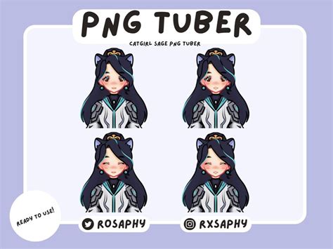 Catgirl Sage Pngtuber Etsy
