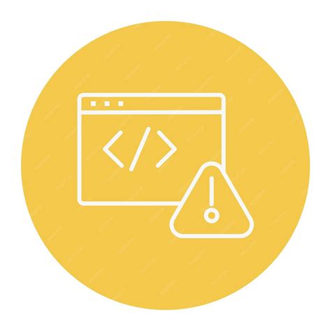 Premium Vector Code Error Vector Illustration