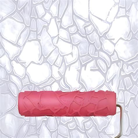 Bancoo 7diy Patterned Paint Roller Decorative Art Texture Roller