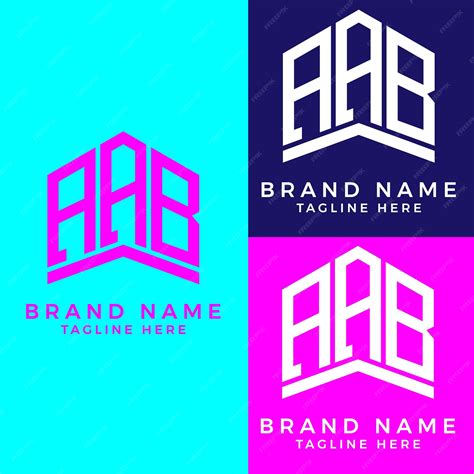 Premium Vector Aab Letter Logo Aab Best Vector Image Aab Monogram