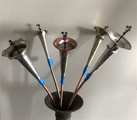 Rustnstuff Vase And Flower Assemblage Progressing