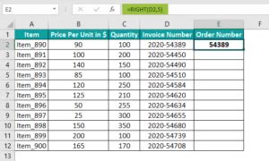 Right Function In Excel Formula Examples How To Use
