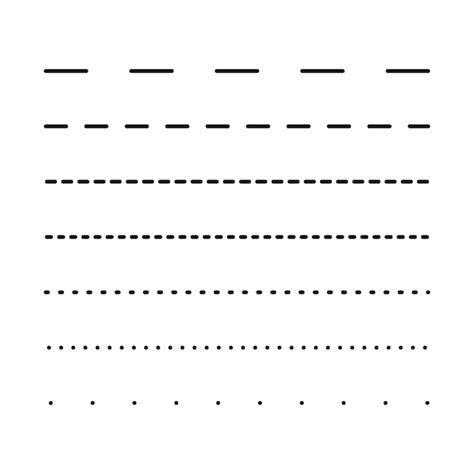 how to draw dotted line in latex